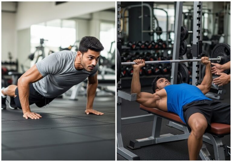 Push Ups vs Bench Press: Which Exercise Builds More Muscle?