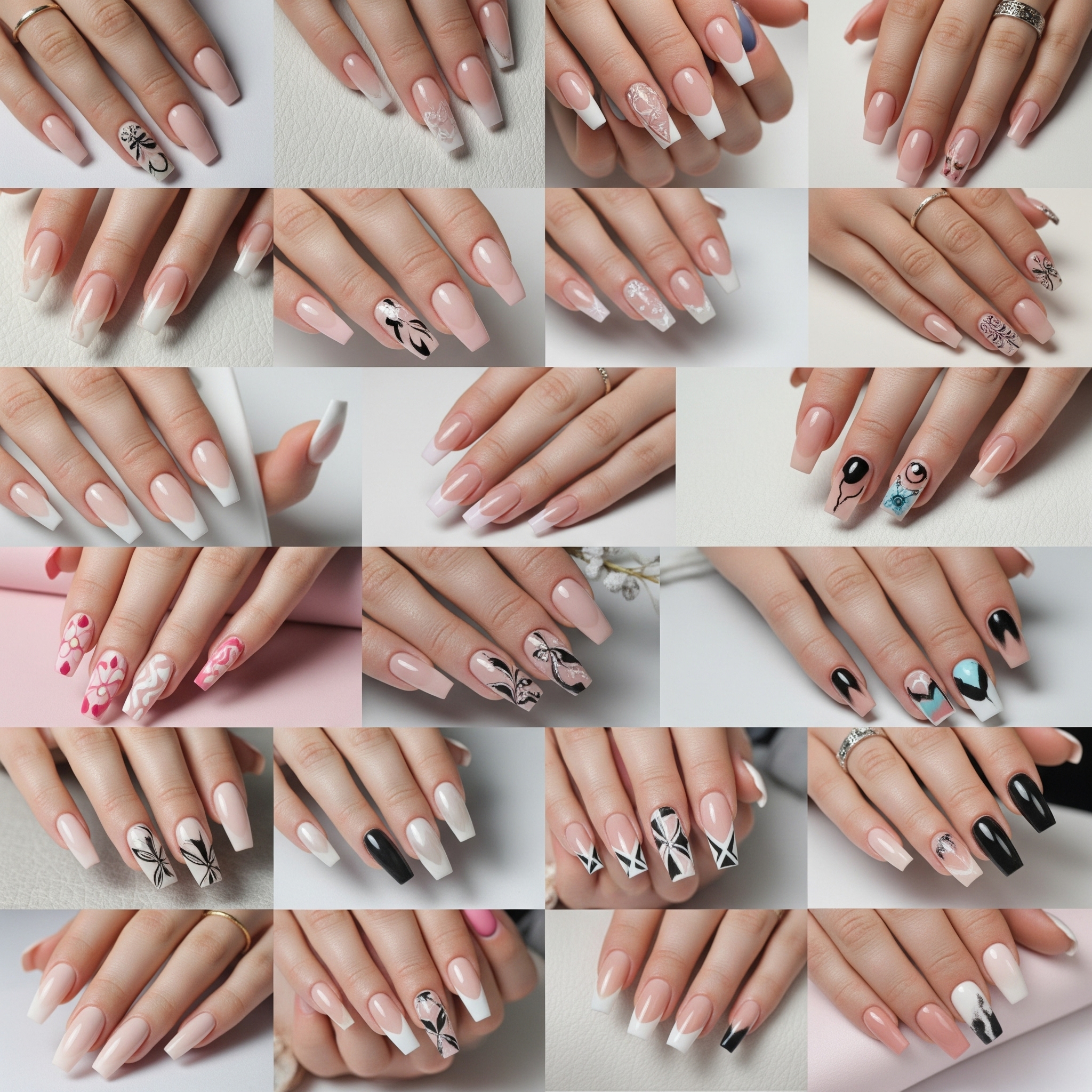 How Many Types of Nail Extensions Are There? : 10 Best Types